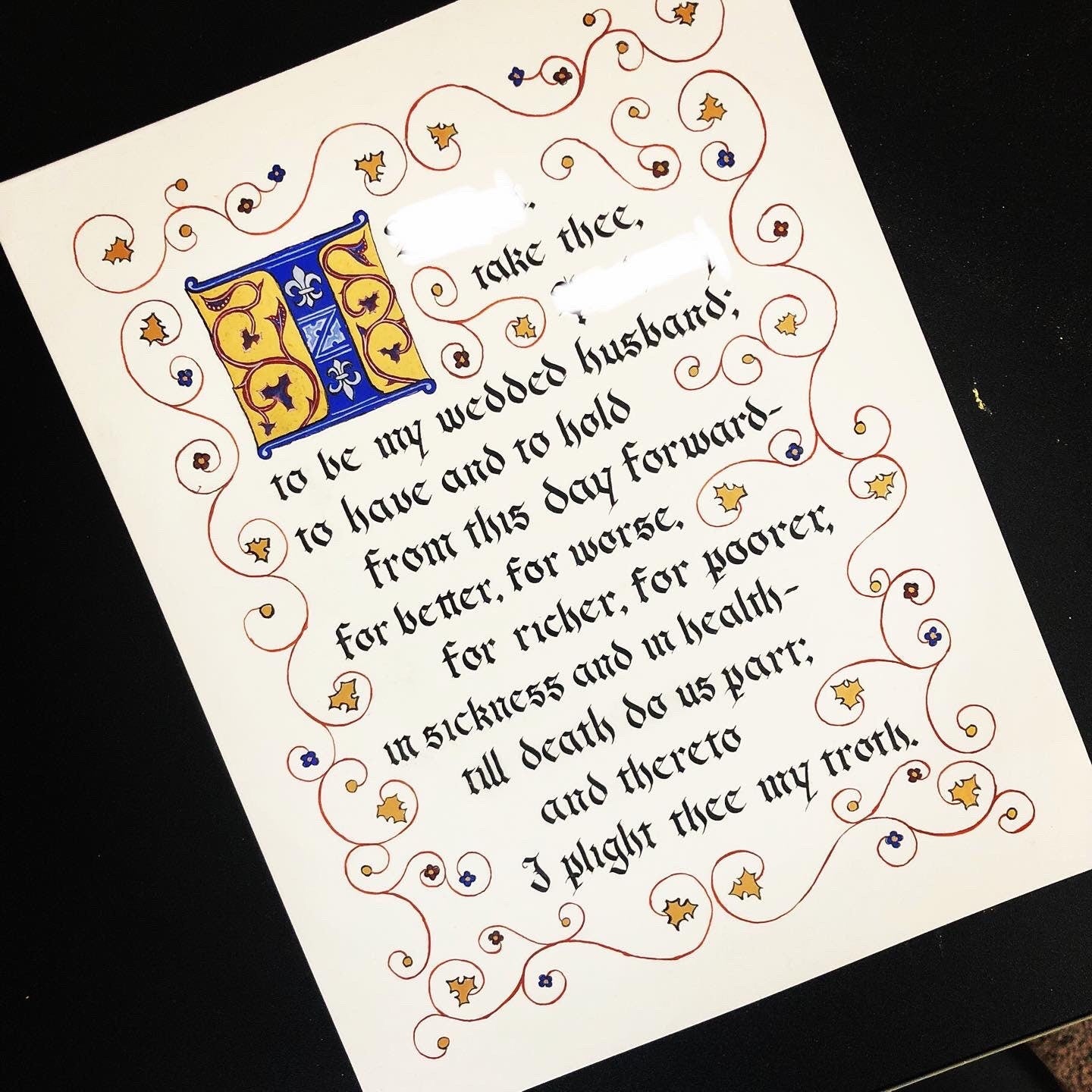 Catholic marriage vows store